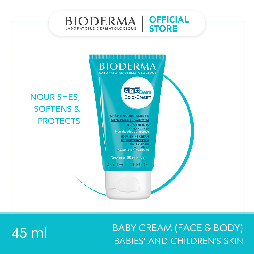 Bioderma ABCDerm Gentle Moisturizing and Nourishing Baby Cream (Face ...