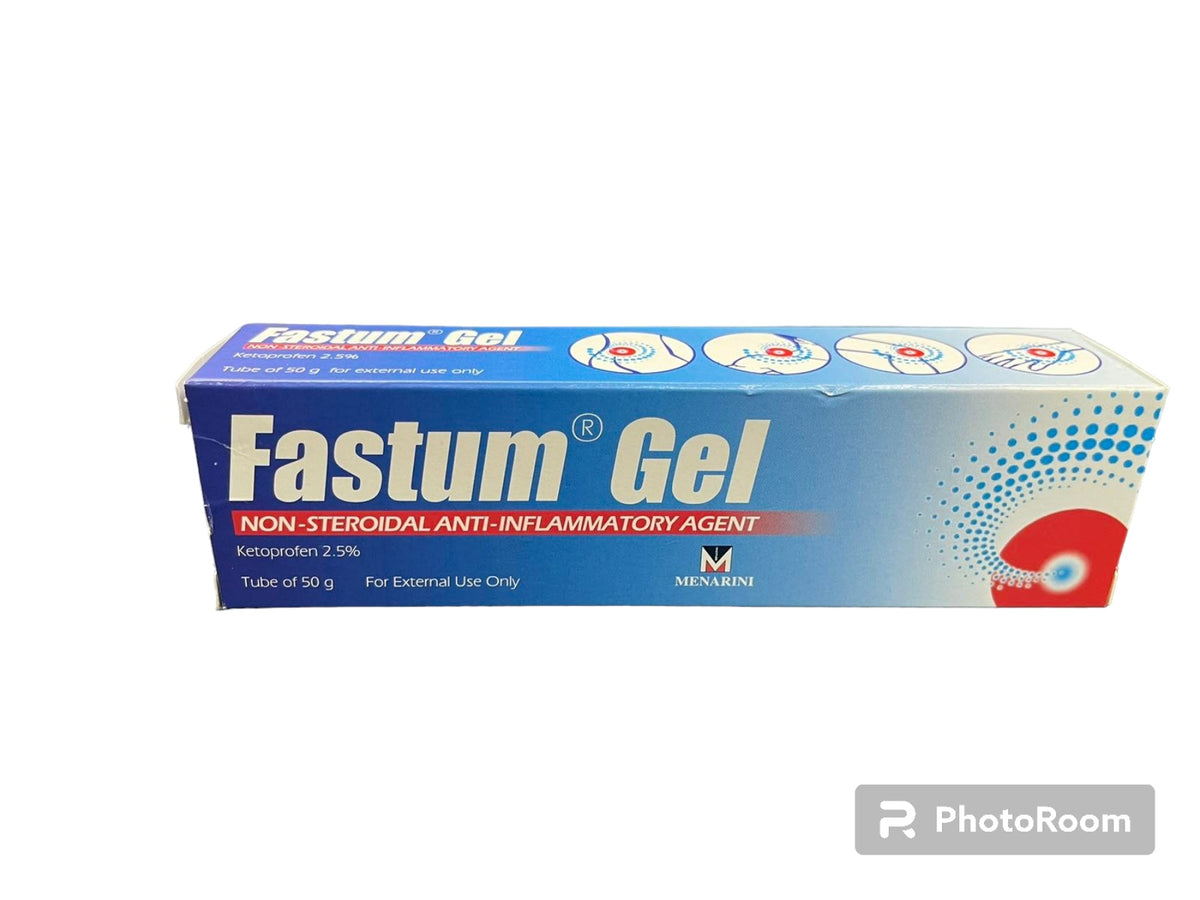 Fastum Gel 2.5% 50G Tube – ZP Health Myanmar